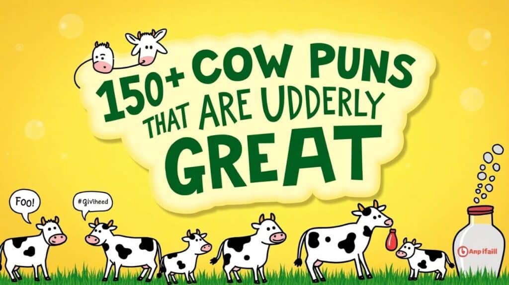 150+ Cow Puns That Are Udderly Great